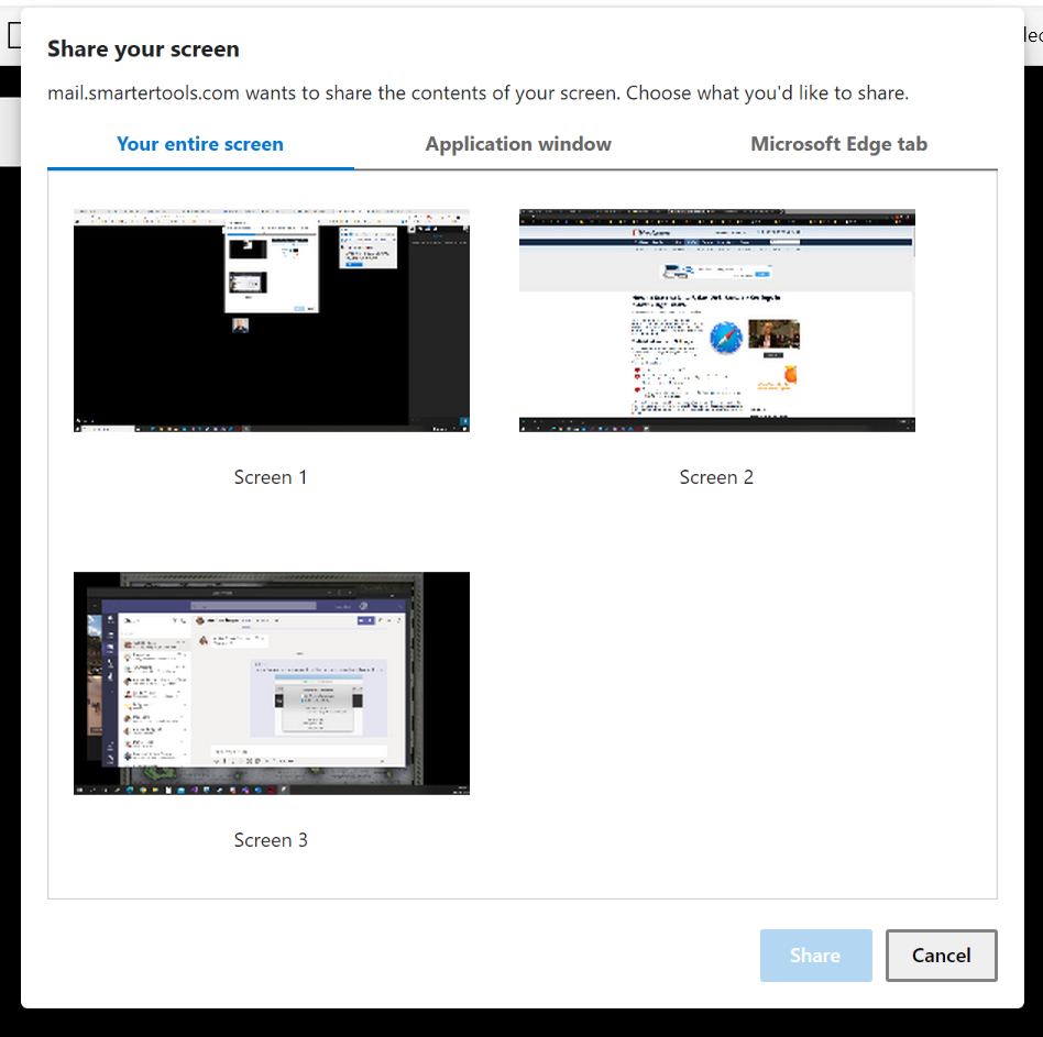 Mac Browsers and Screen Sharing Options - SmarterTools
