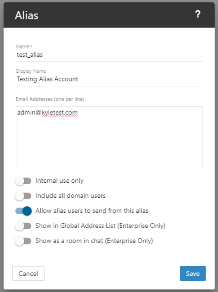 How do you send from an alias? - SmarterTools